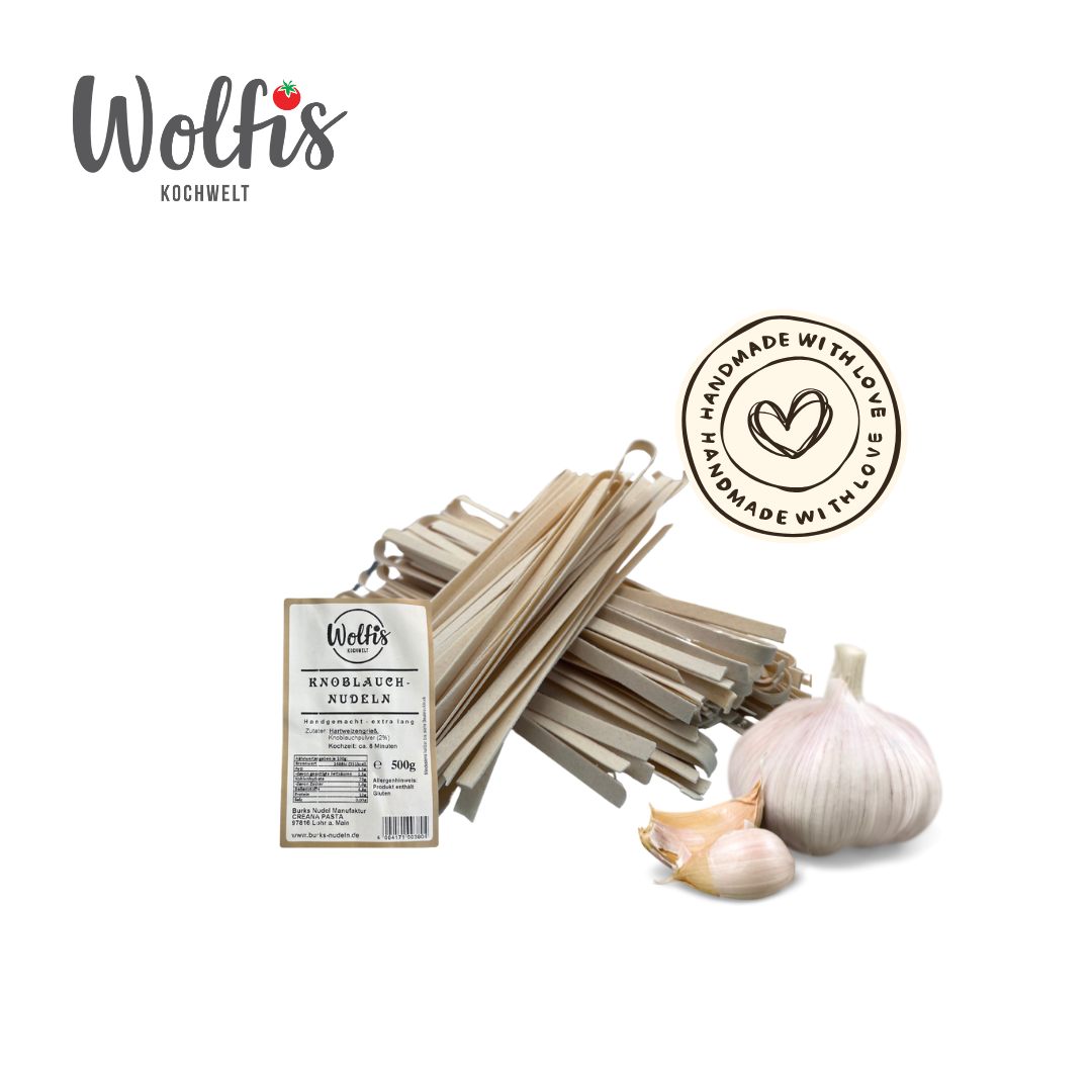 Wolfis Knoblauch-Nudeln – Wolfis Kochwelt